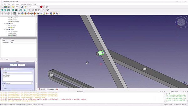 Intro to FreeCAD Part 9: Assembly Tutorial